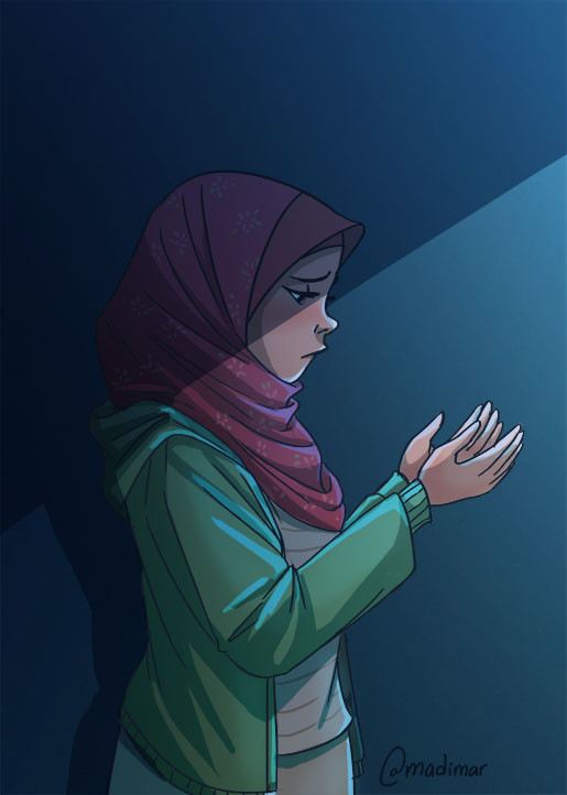 Artstation Sad Hijabi