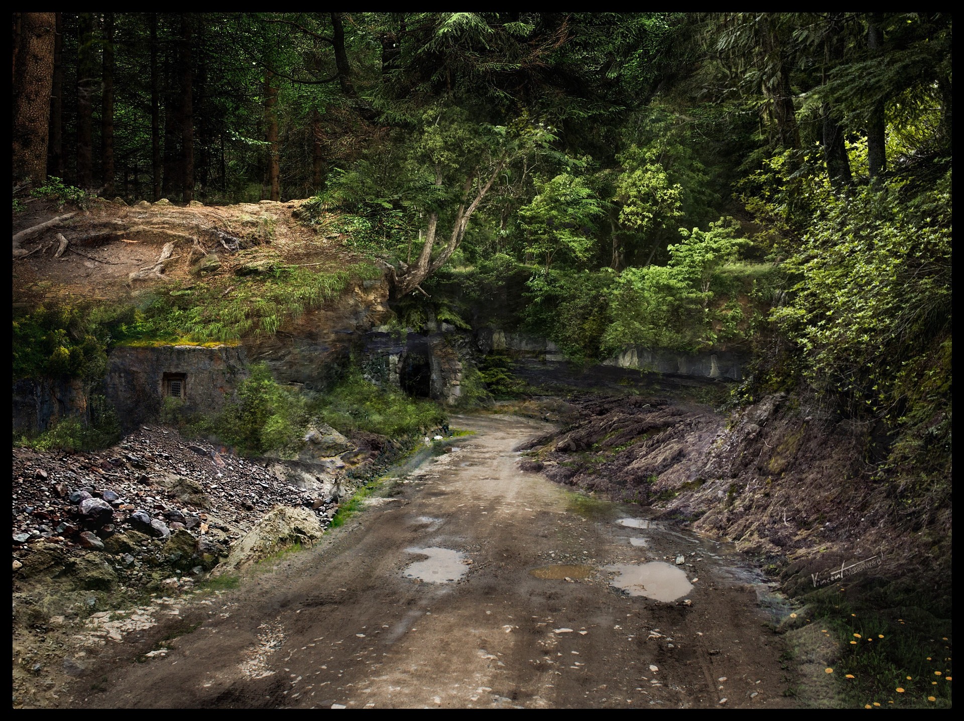 ArtStation - Entrance to the Dark Forest