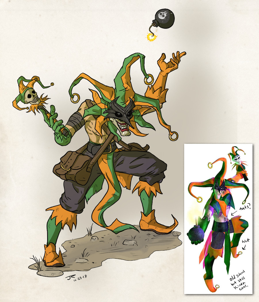 ArtStation - Gauntlet: Dark Legacy Redesigns.