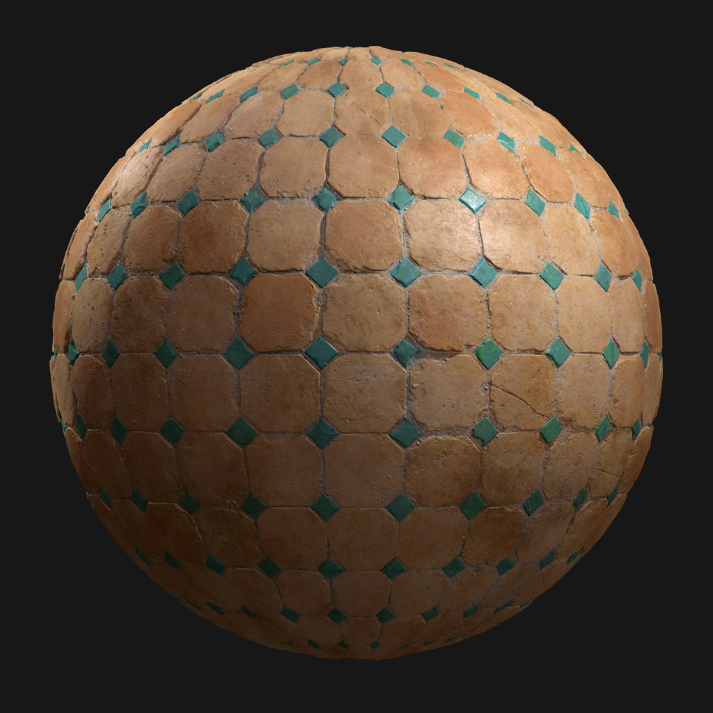 ArtStation - Floor Tile - Substance Designer Material