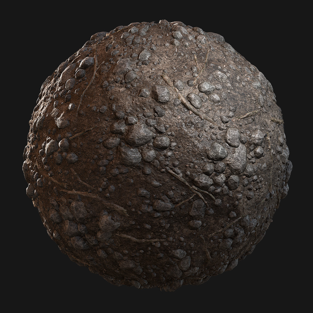 ArtStation - Muddy Pebbles Material