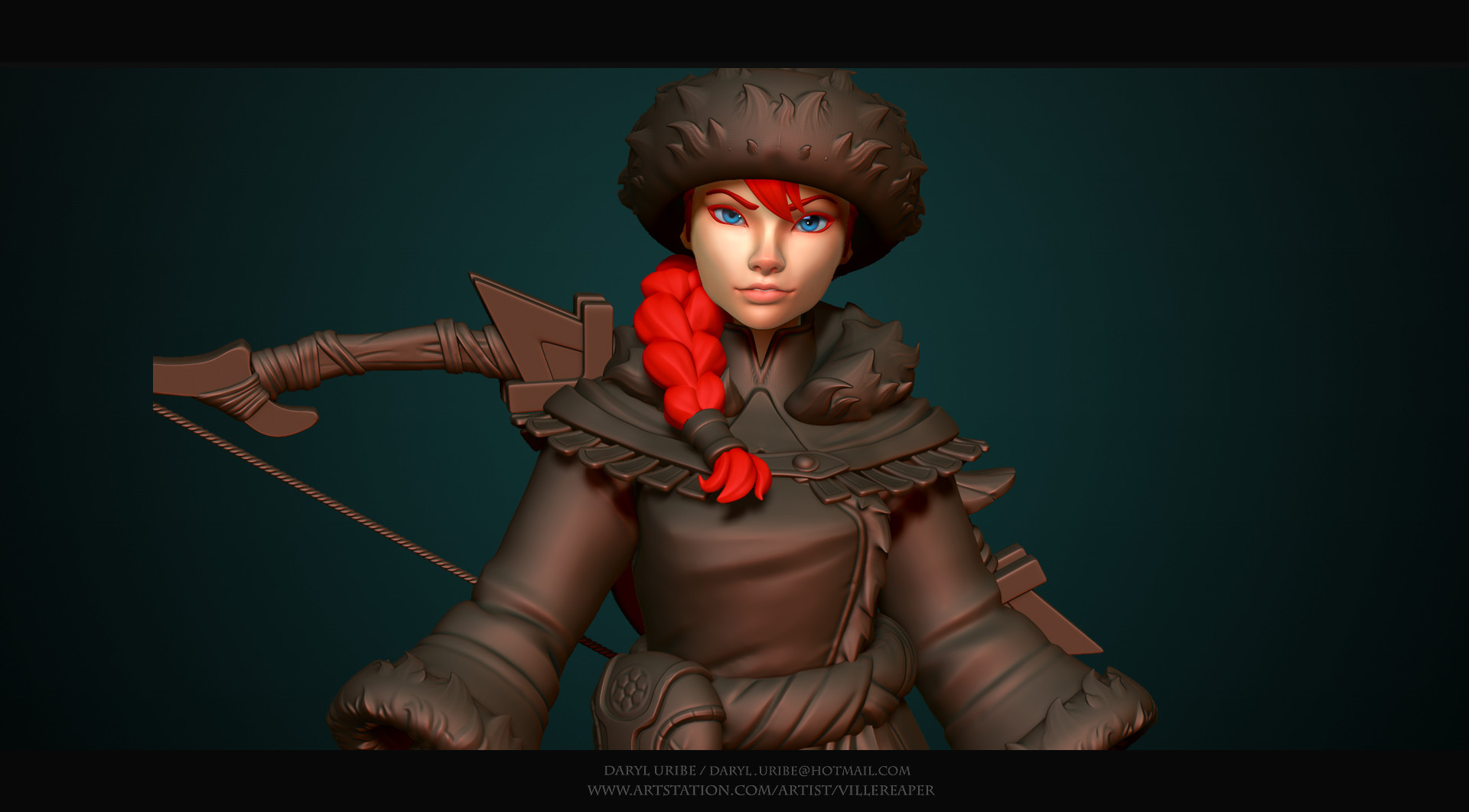 ArtStation - Winter Huntress