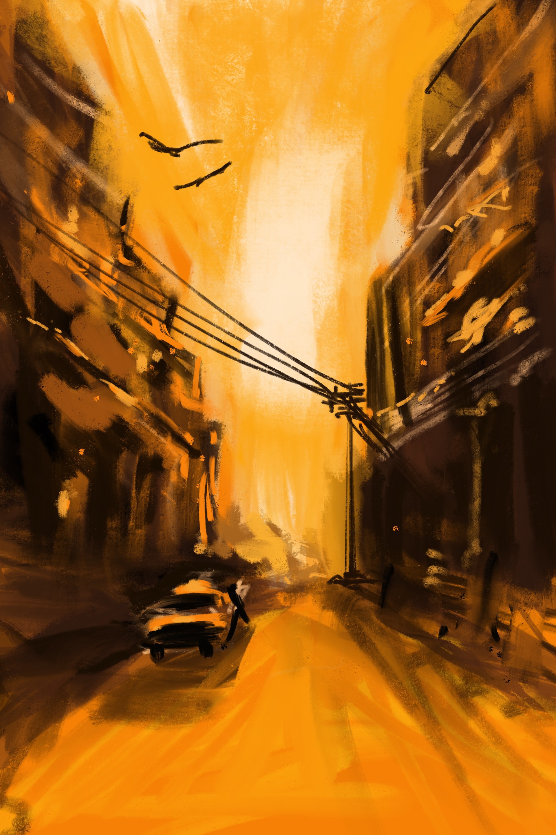 Manu Martin - A dusky street