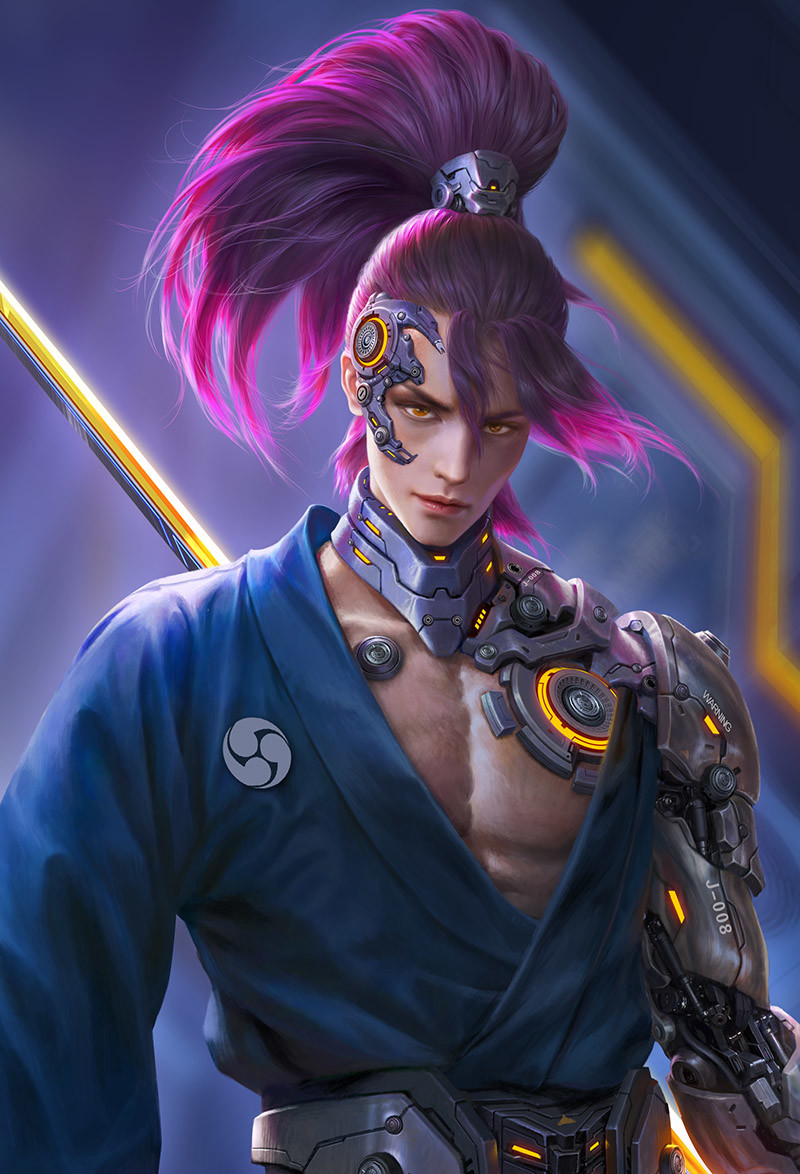 ArtStation - 为自由之战2绘制的KV角色海报-斯图尔特