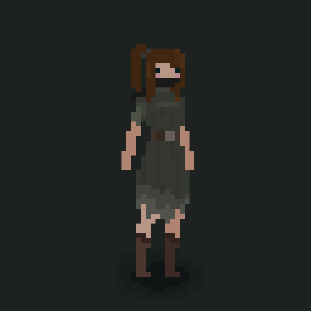 ArtStation - Pixel art girl