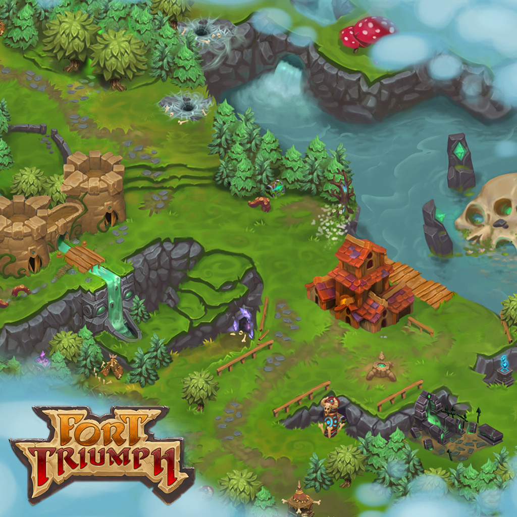 ArtStation - Fort Triumph | Playable World Map