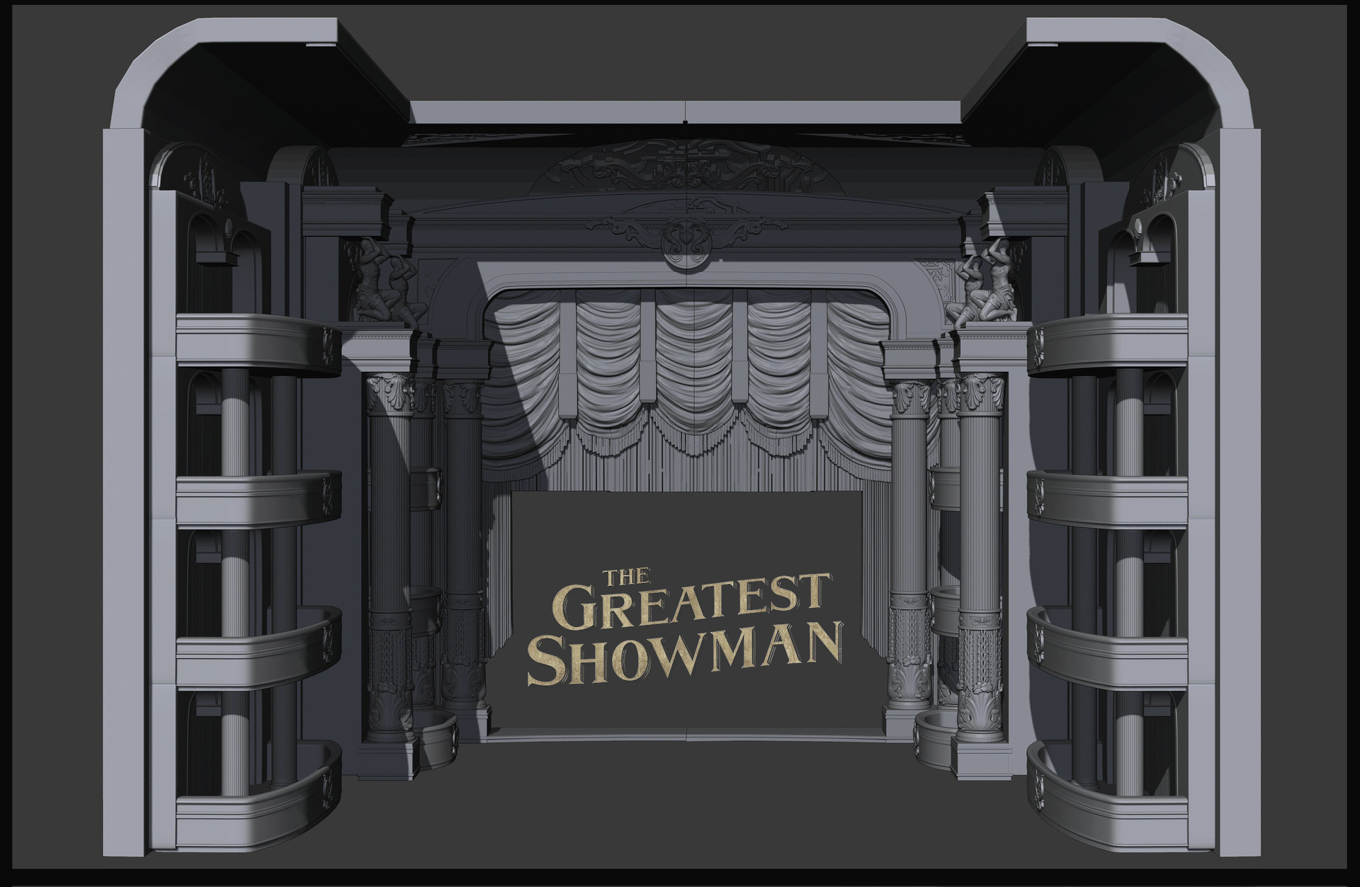 ArtStation - The Greatest Showman 3D printed Miniature Sets 2