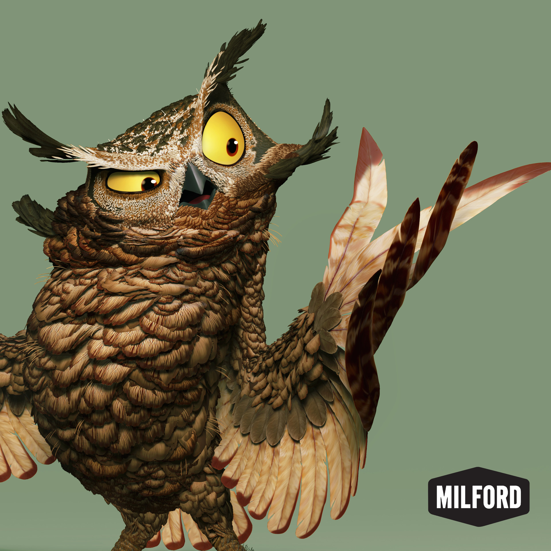 ArtStation - Owl - Milford