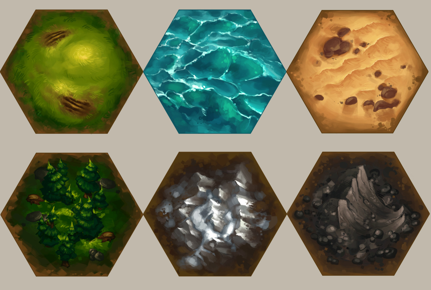 ArtStation - Tabletop game- Tiles