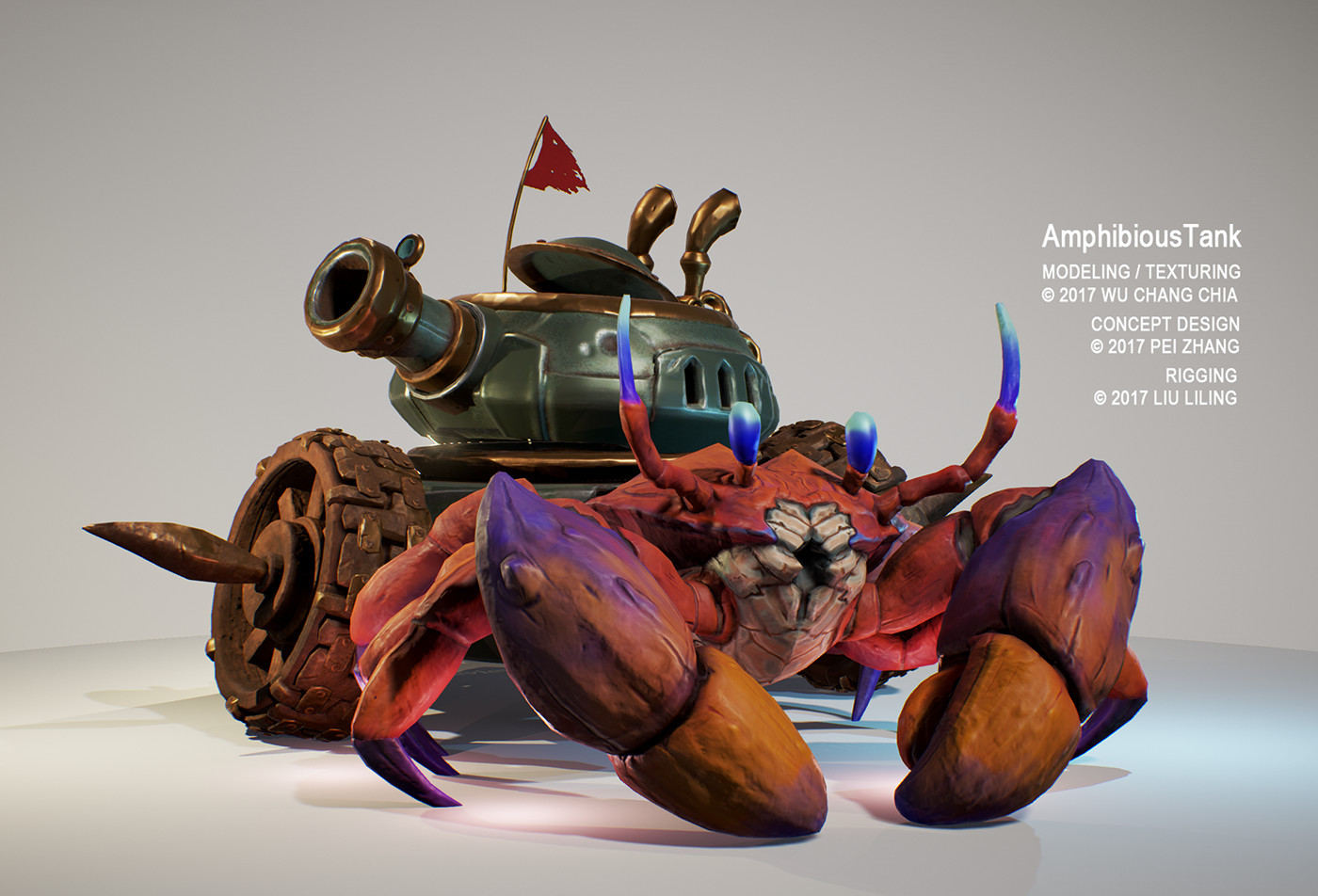 ArtStation - Amphibious Tank