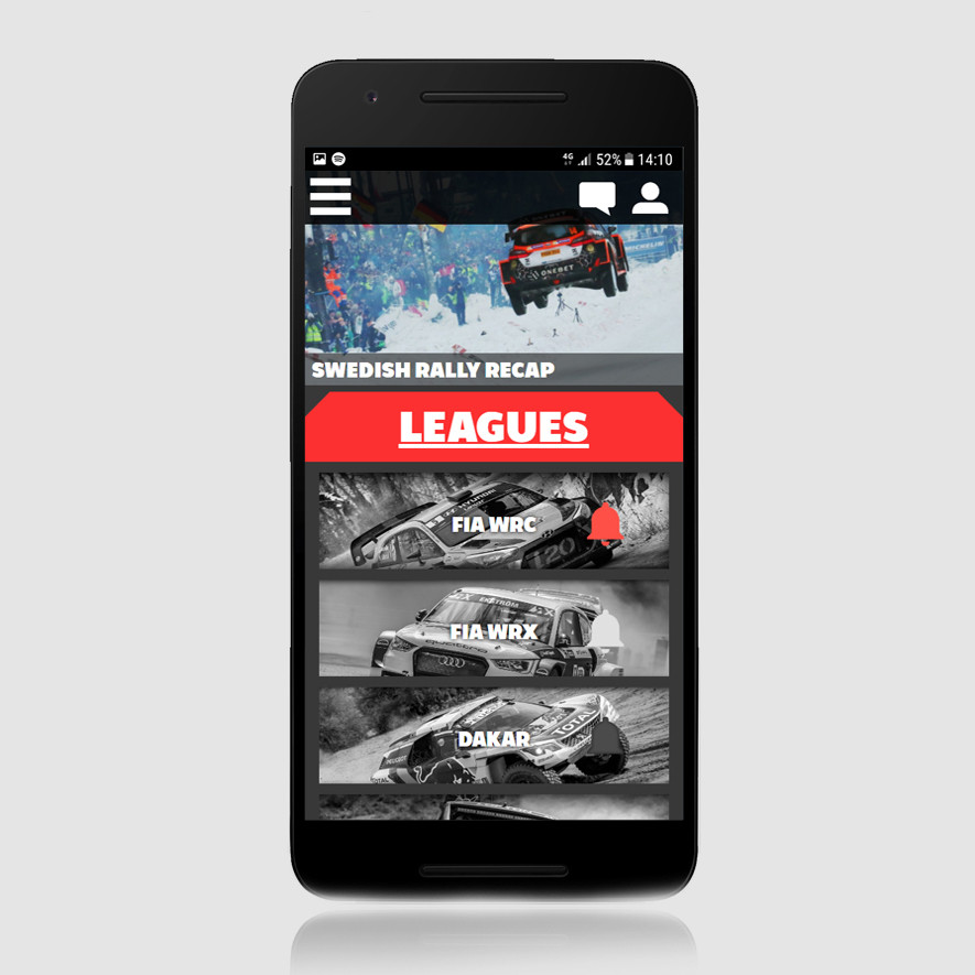 ArtStation - Mobile Interface: Rally App