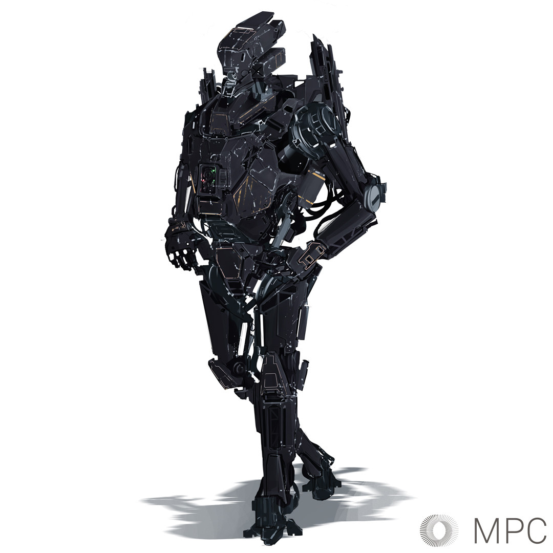 ArtStation - Edeka - Early Security robot concepts.