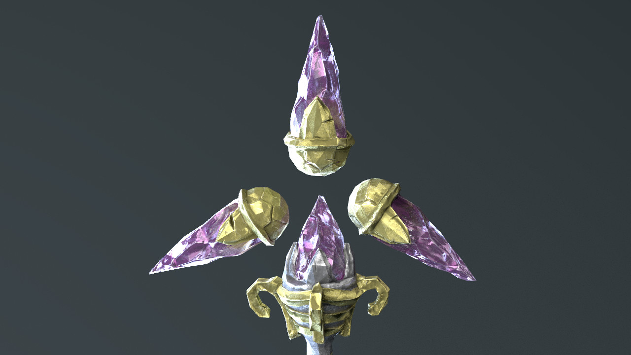 ArtStation - Aluneth Blizzard Weapon.