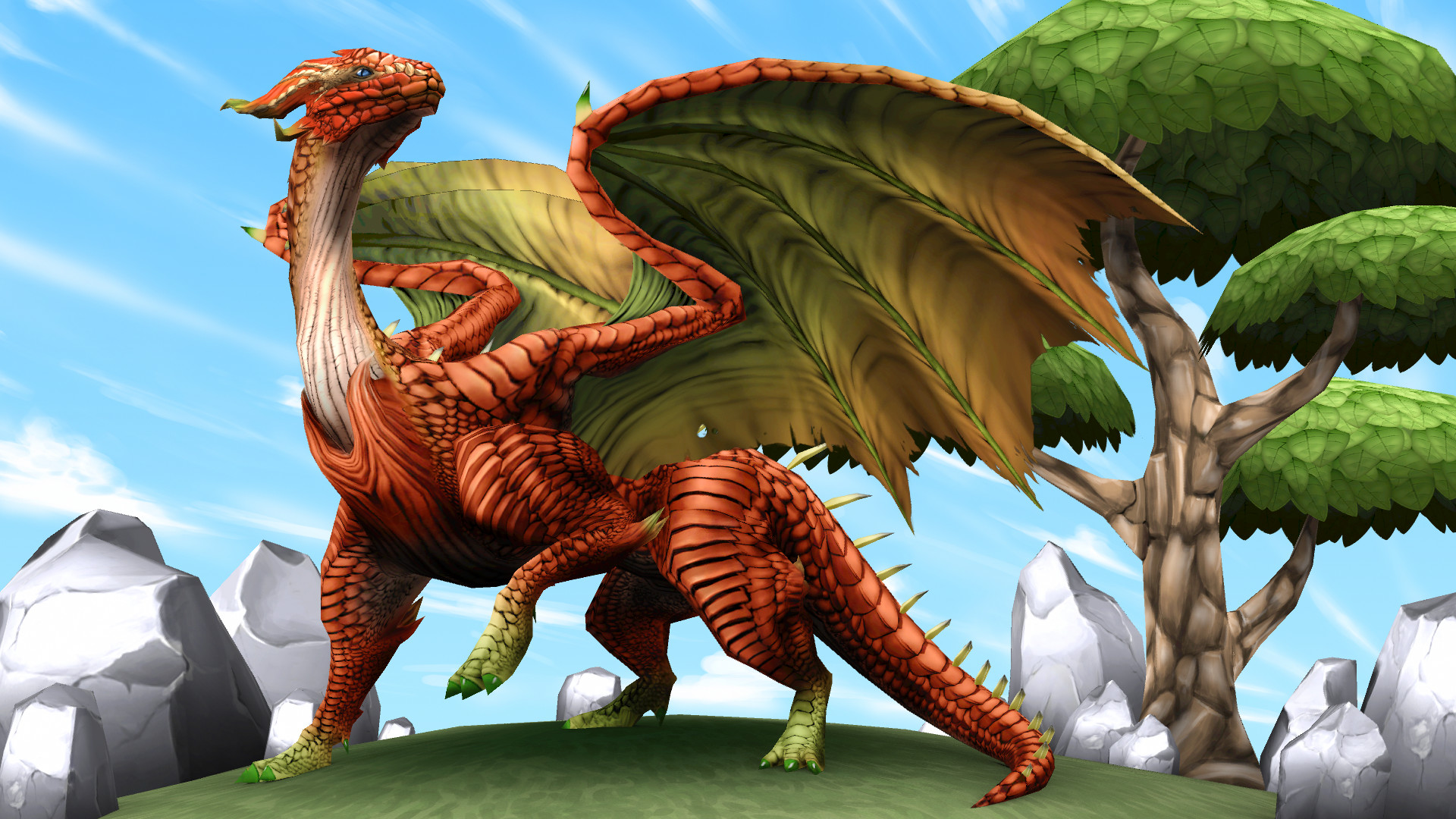 ArtStation - RedDragonInGrassLand