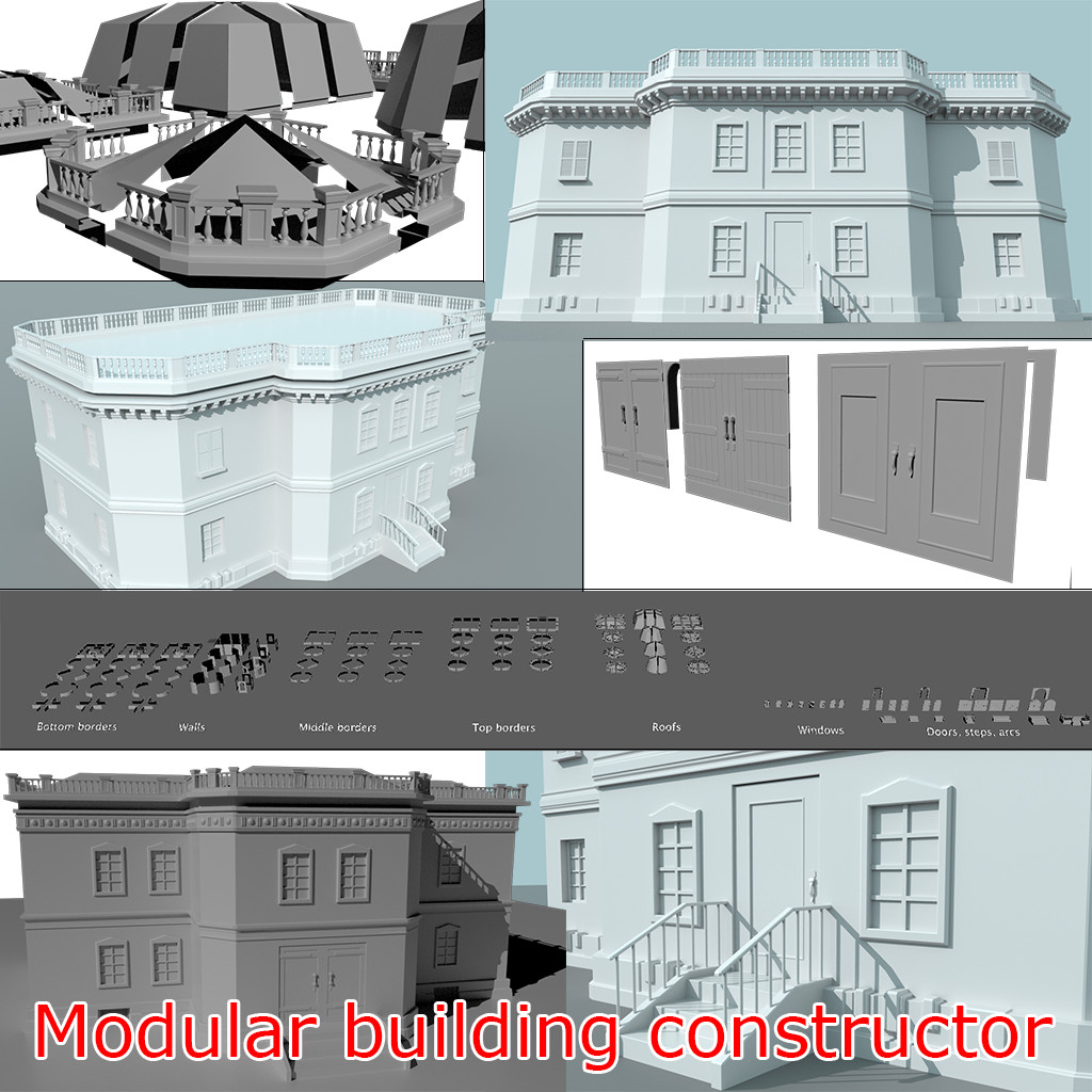 ArtStation - Modular building constructor