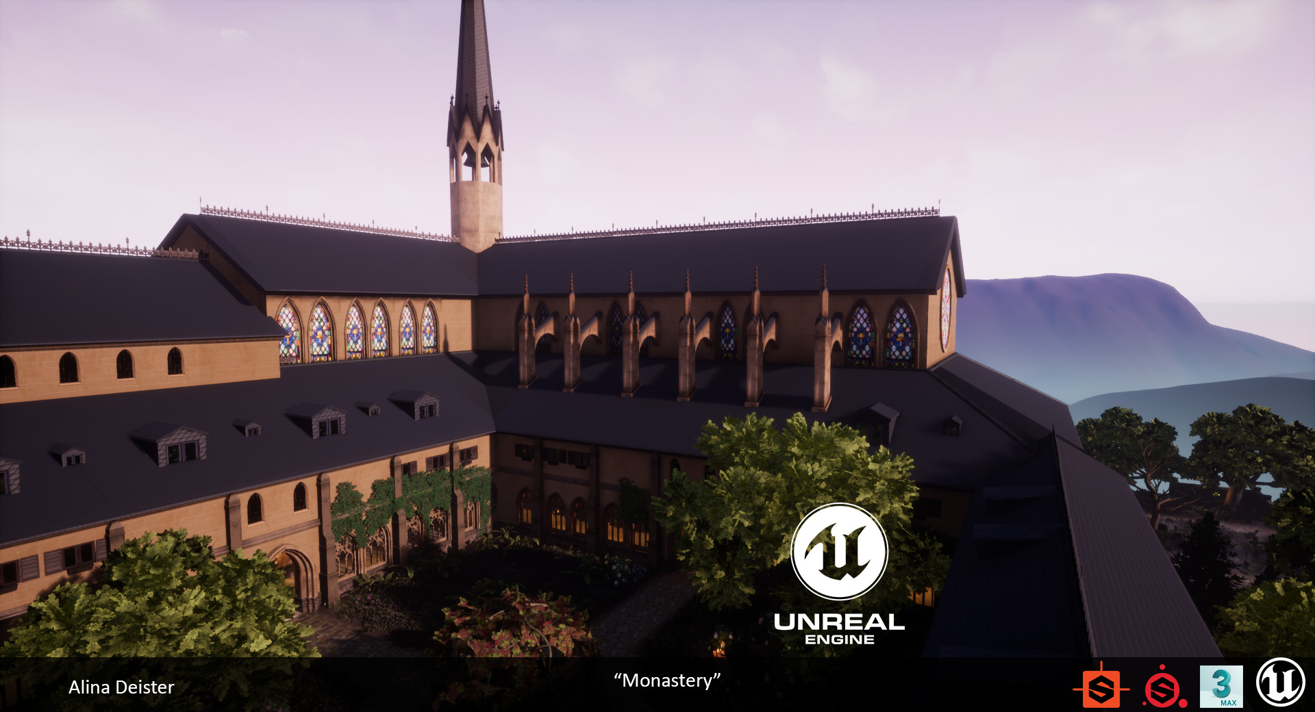 ArtStation - Monastery Environment