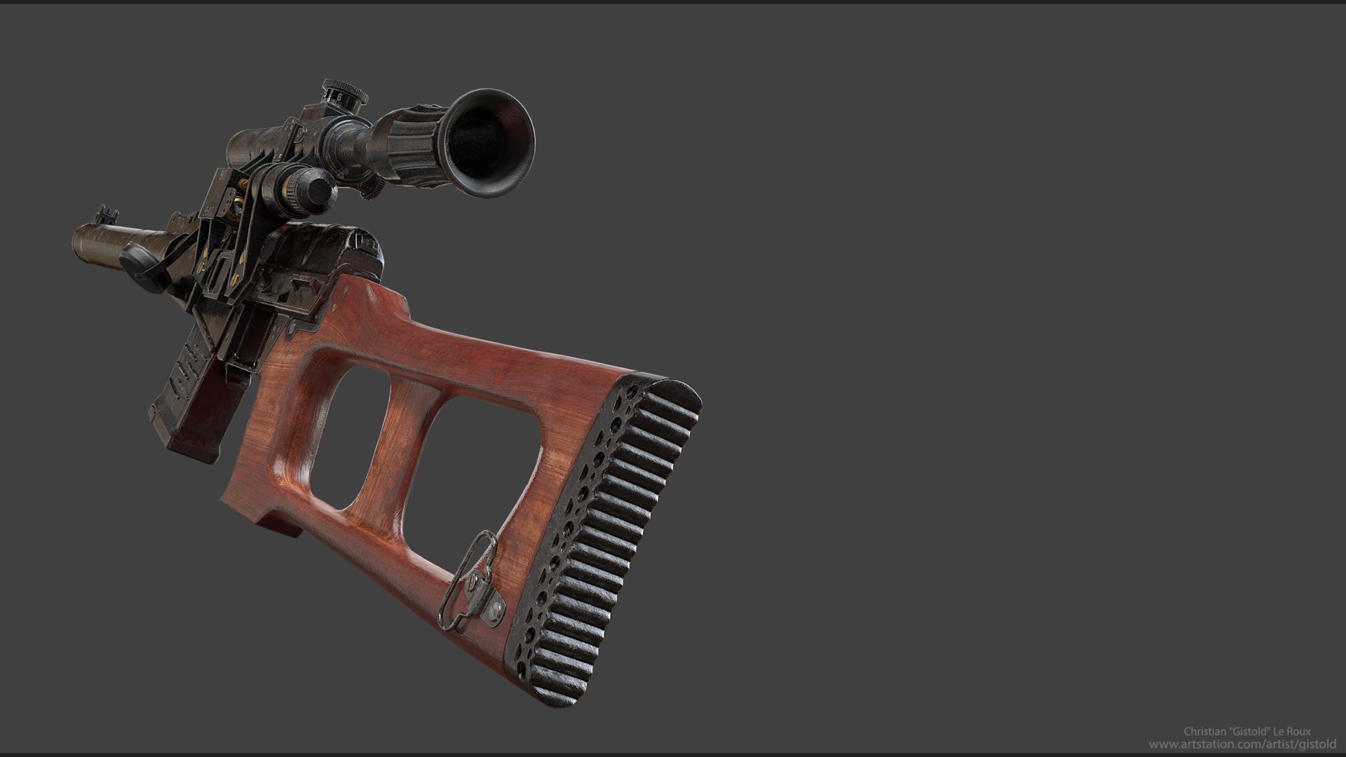 ArtStation - VSS Vintorez + Scope (PSO)