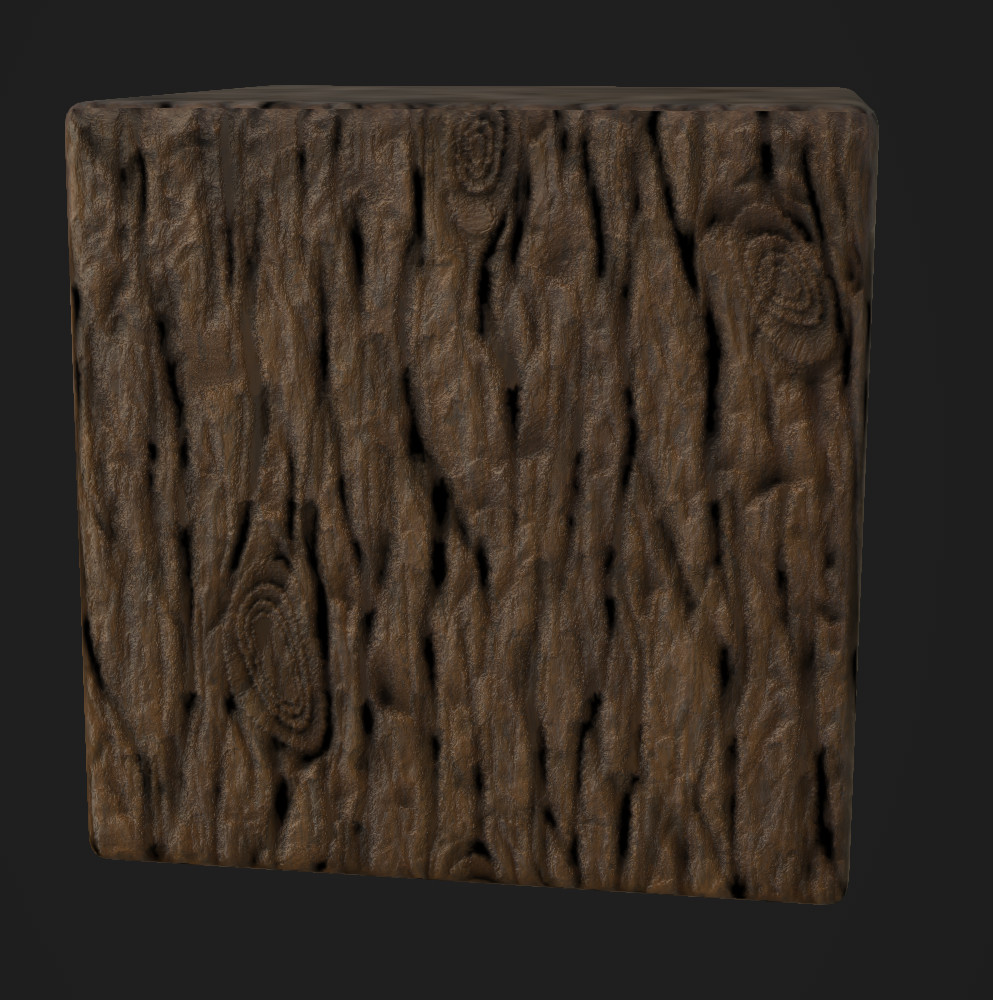 ArtStation - Wood Bark Texture using Substance Designer
