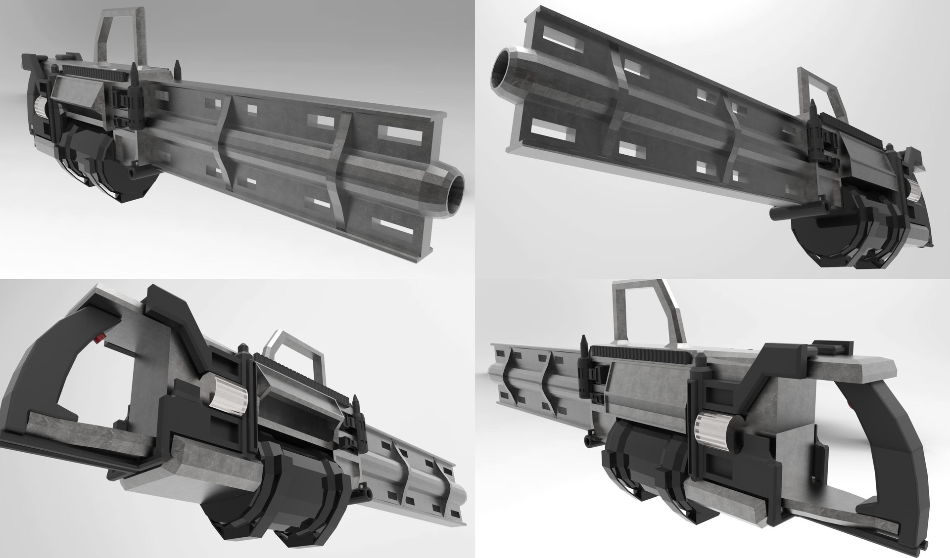 ArtStation - Big_Gun_Low_Poly