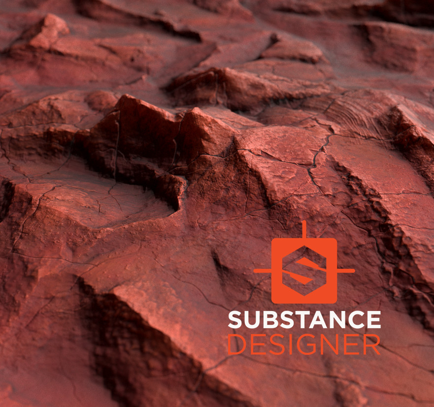 Anaïs Diquet - Red Rock Material - Substance Designer