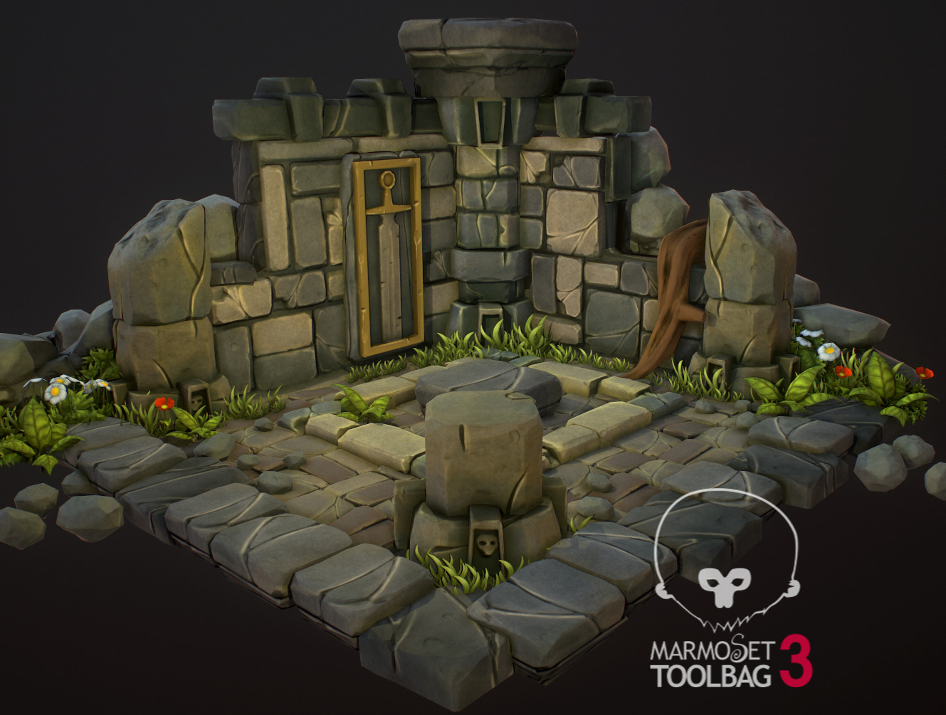 ArtStation - Stylized Environment Diorama