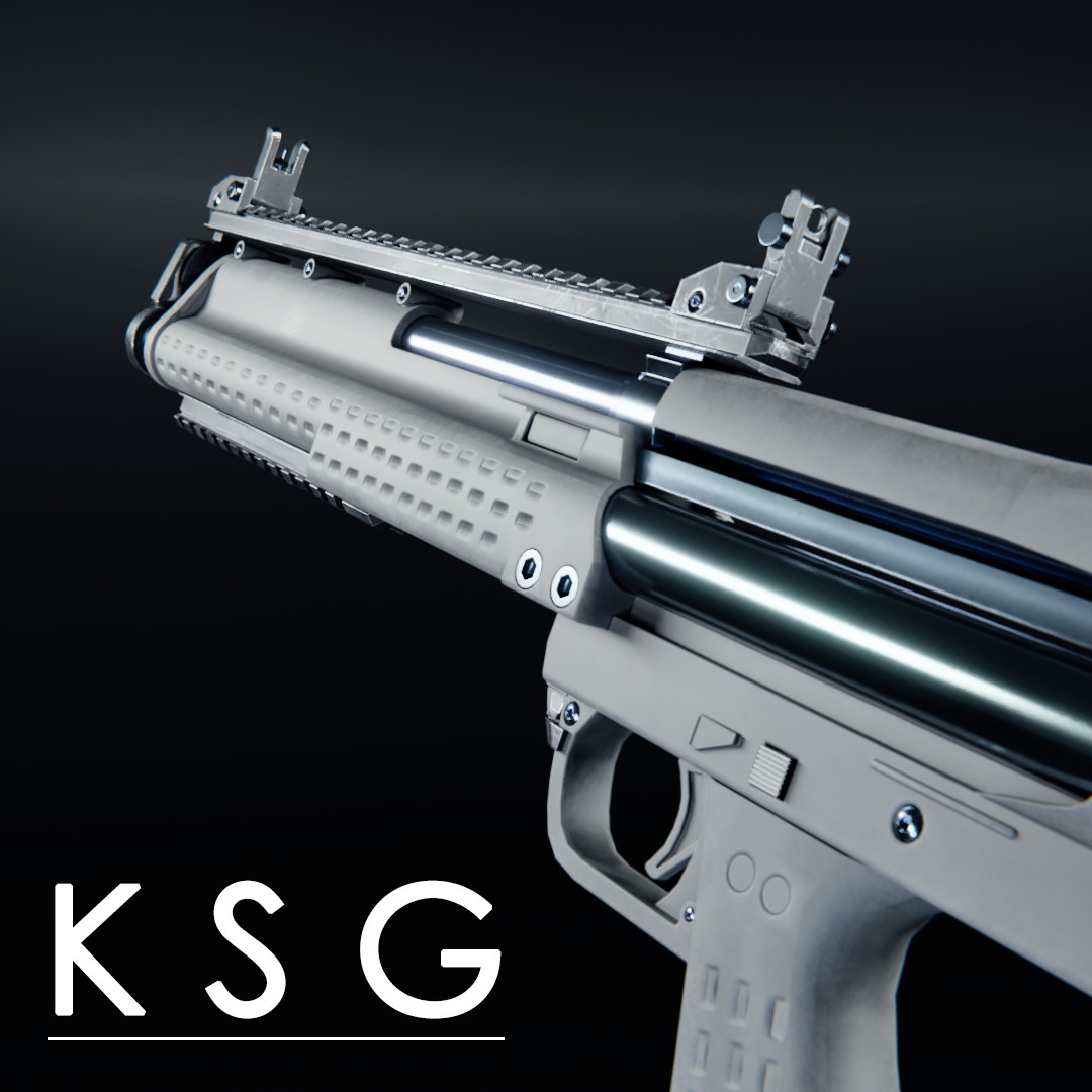 ArtStation - KSG Shotgun