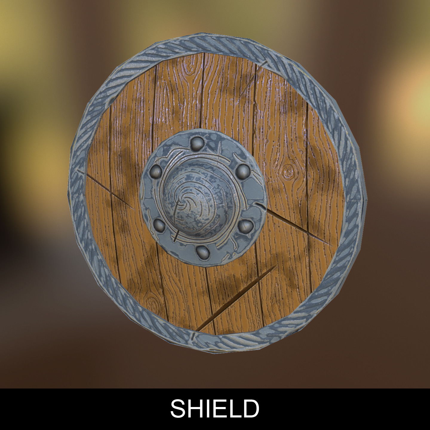 ArtStation - Shield low poly model