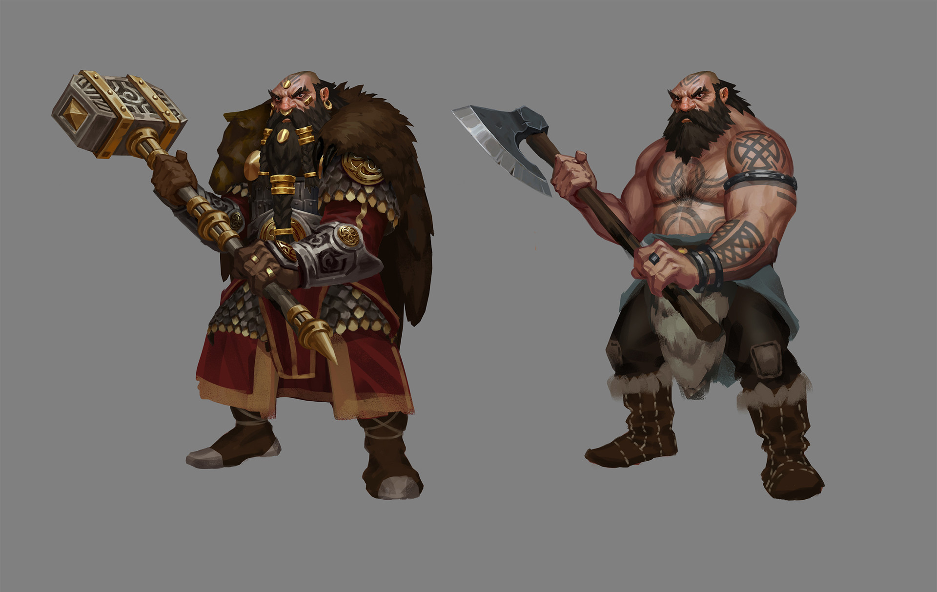 ArtStation - EoE Dwarf concepts