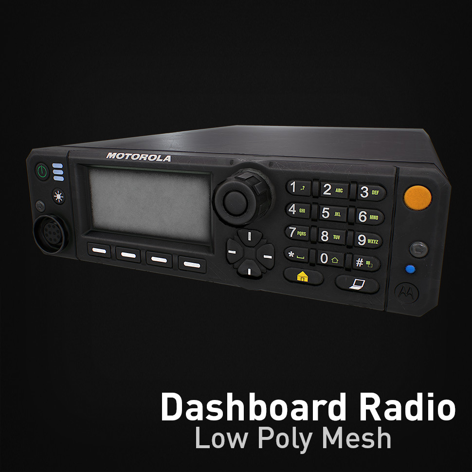 ArtStation - Motorola Dashboard radio