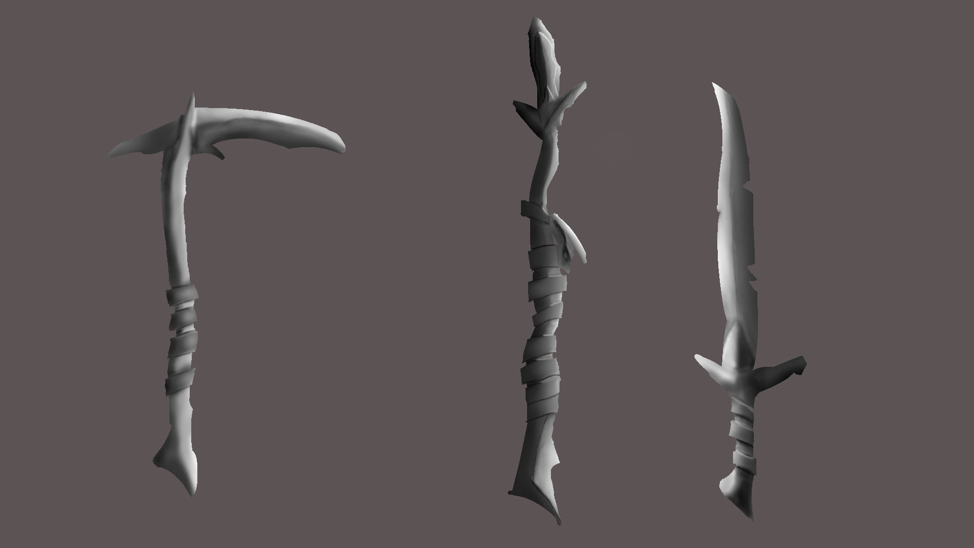 ArtStation - Shaded Weapons and Potions