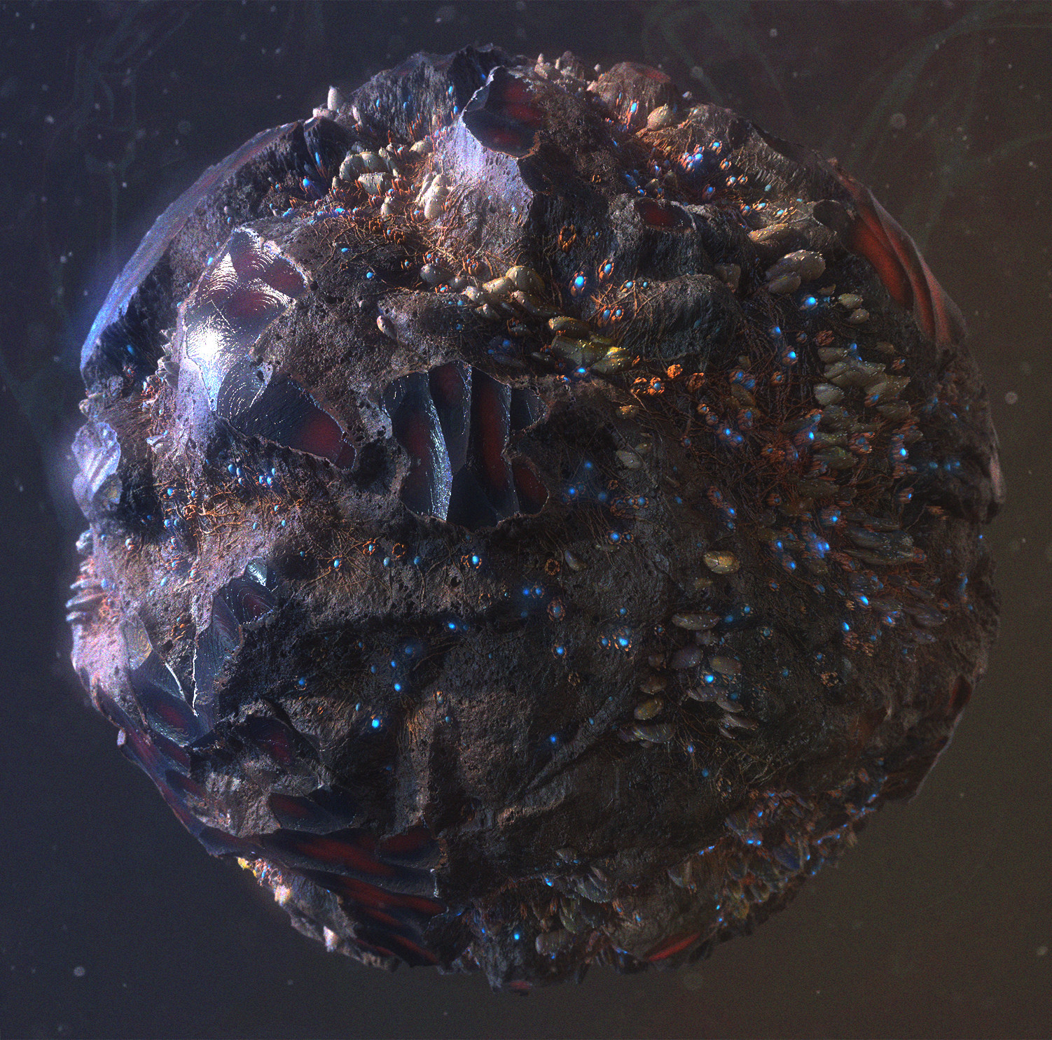 ArtStation - Alien Rock Cliff