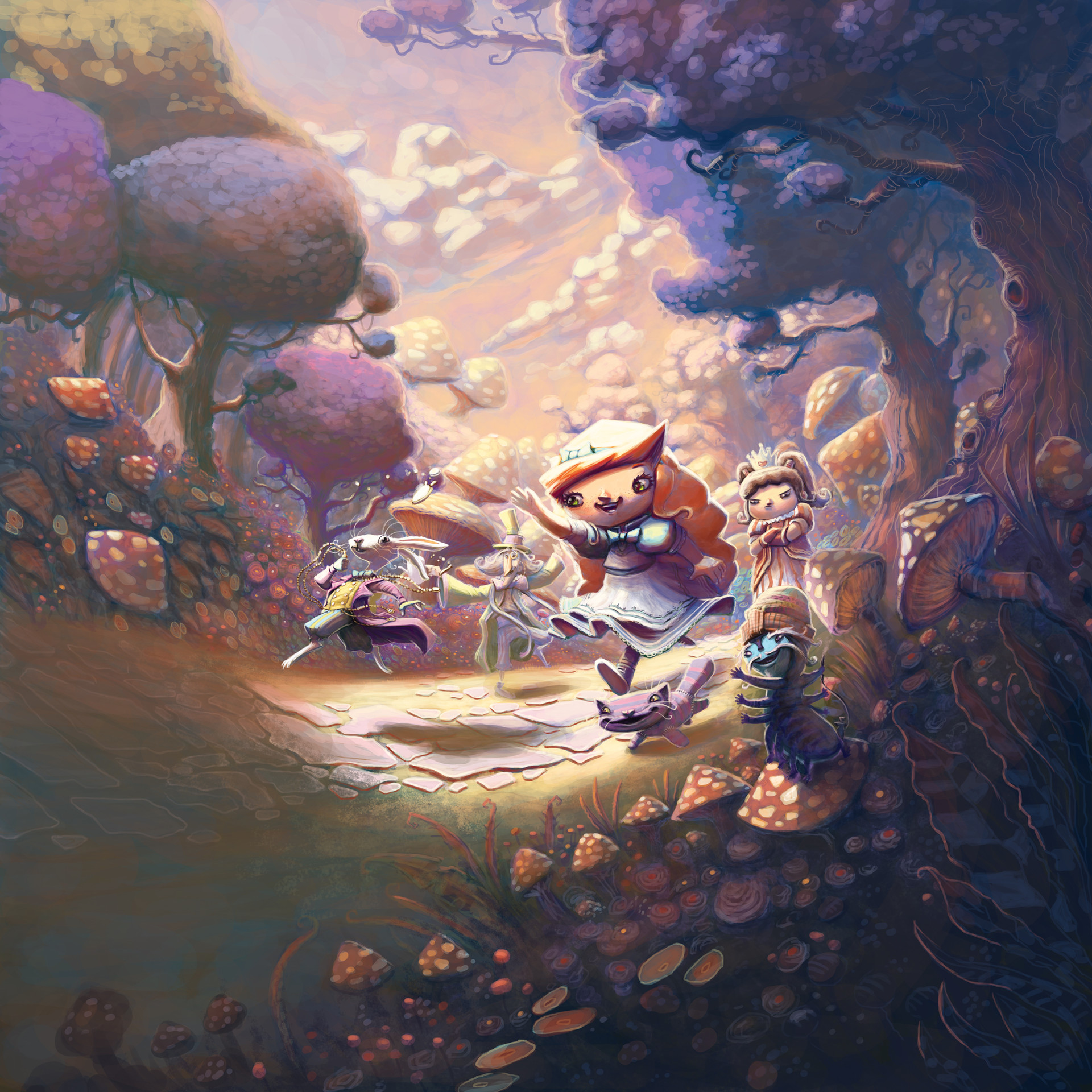 ArtStation - Sonhando com Alice - Board Game