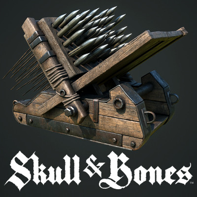 ArtStation - Skull & Bones - props, texturing and shading.