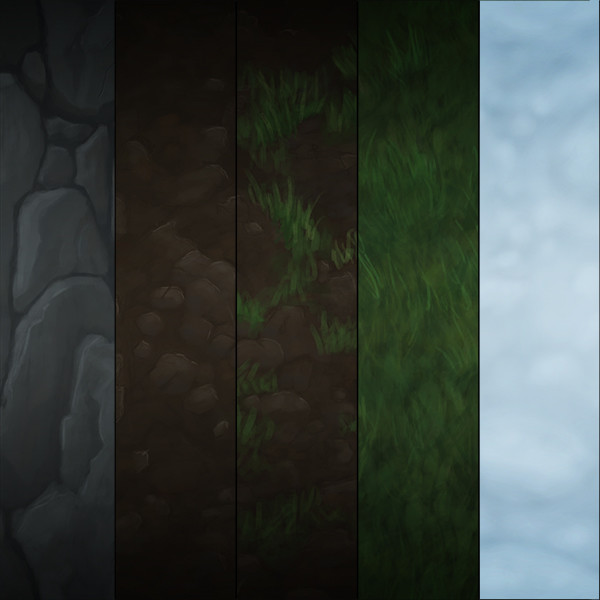 ArtStation - Hand Painted Ground Textures