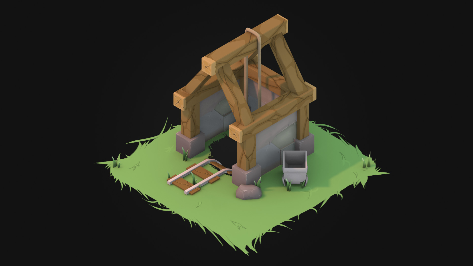 ArtStation - Stylized Mine