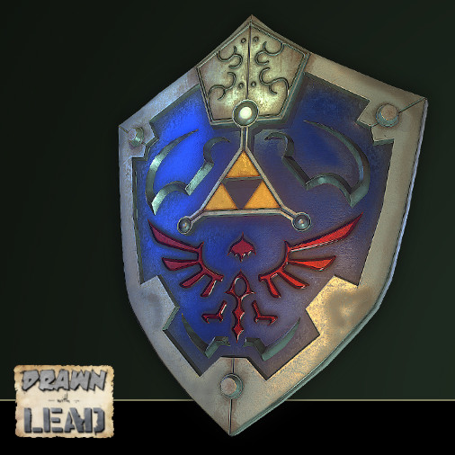 ArtStation - Link's Shield - Twilight Princess