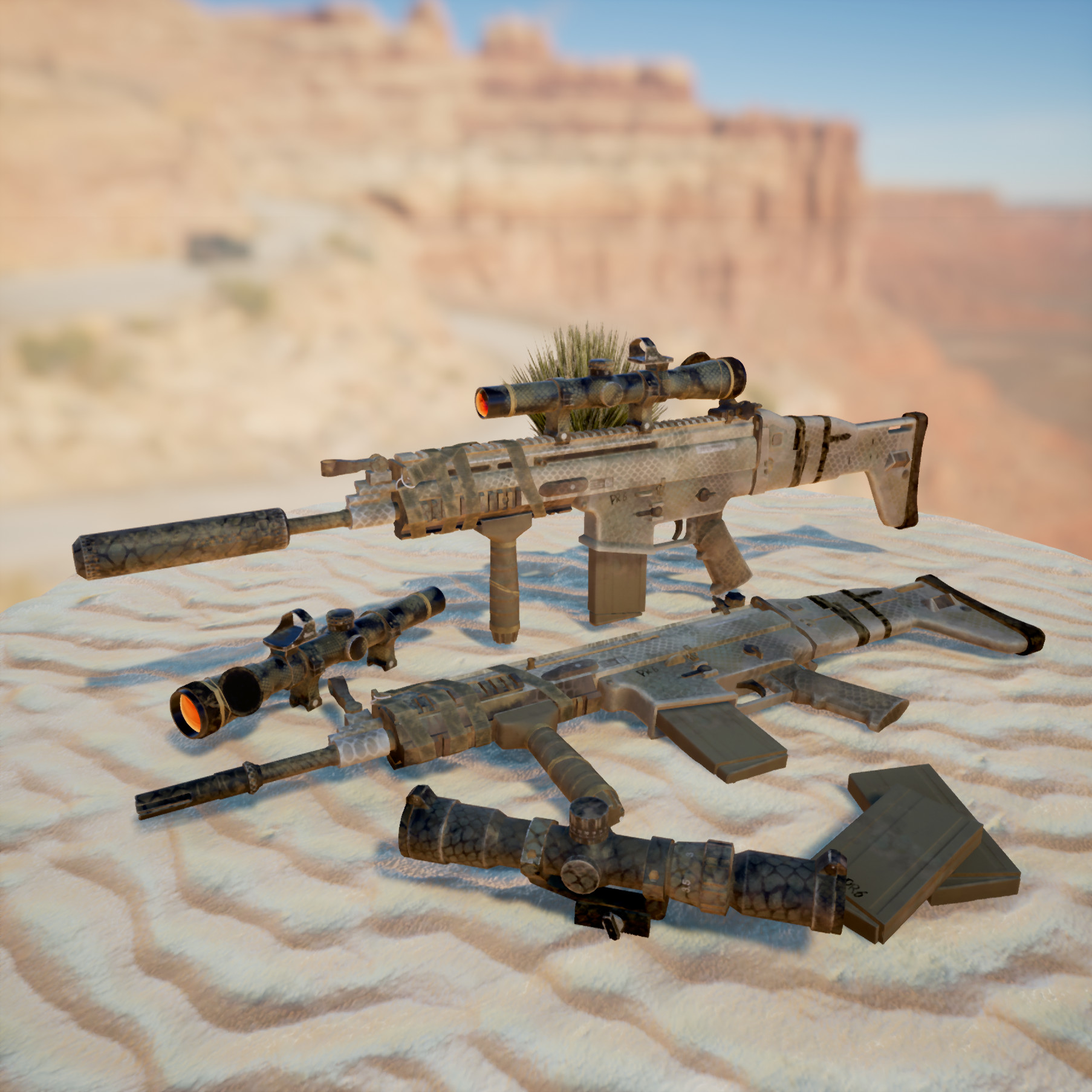 ArtStation - SCAR-H MK17 MOD0