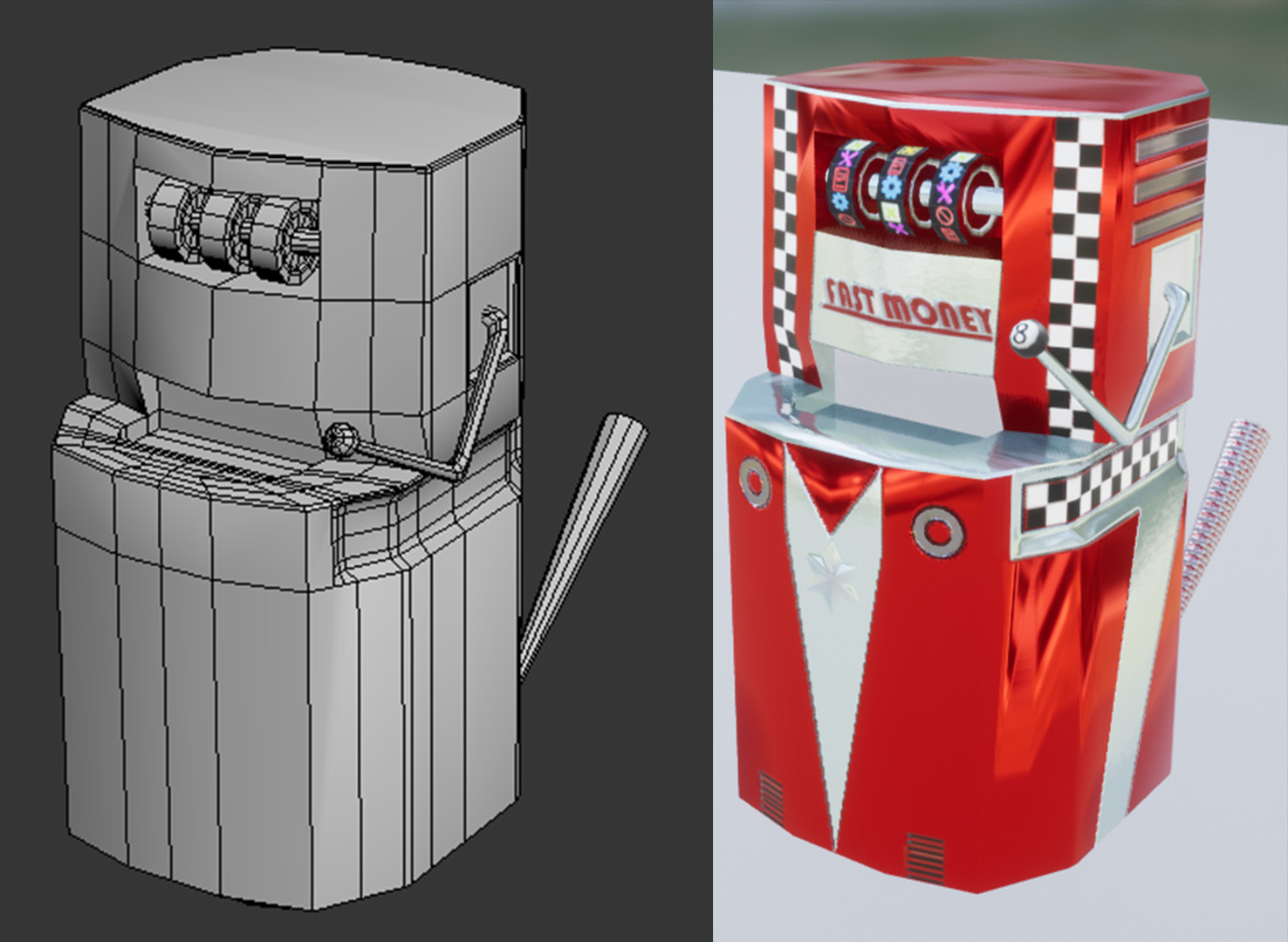 ArtStation - 10 hour one arm bandit (Art Test)