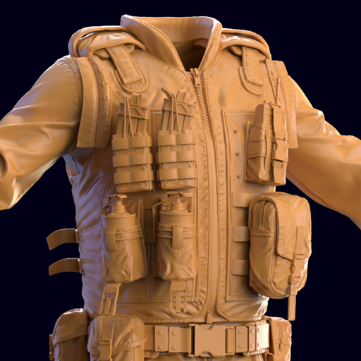 ArtStation - Combat Arms Medium Outfit