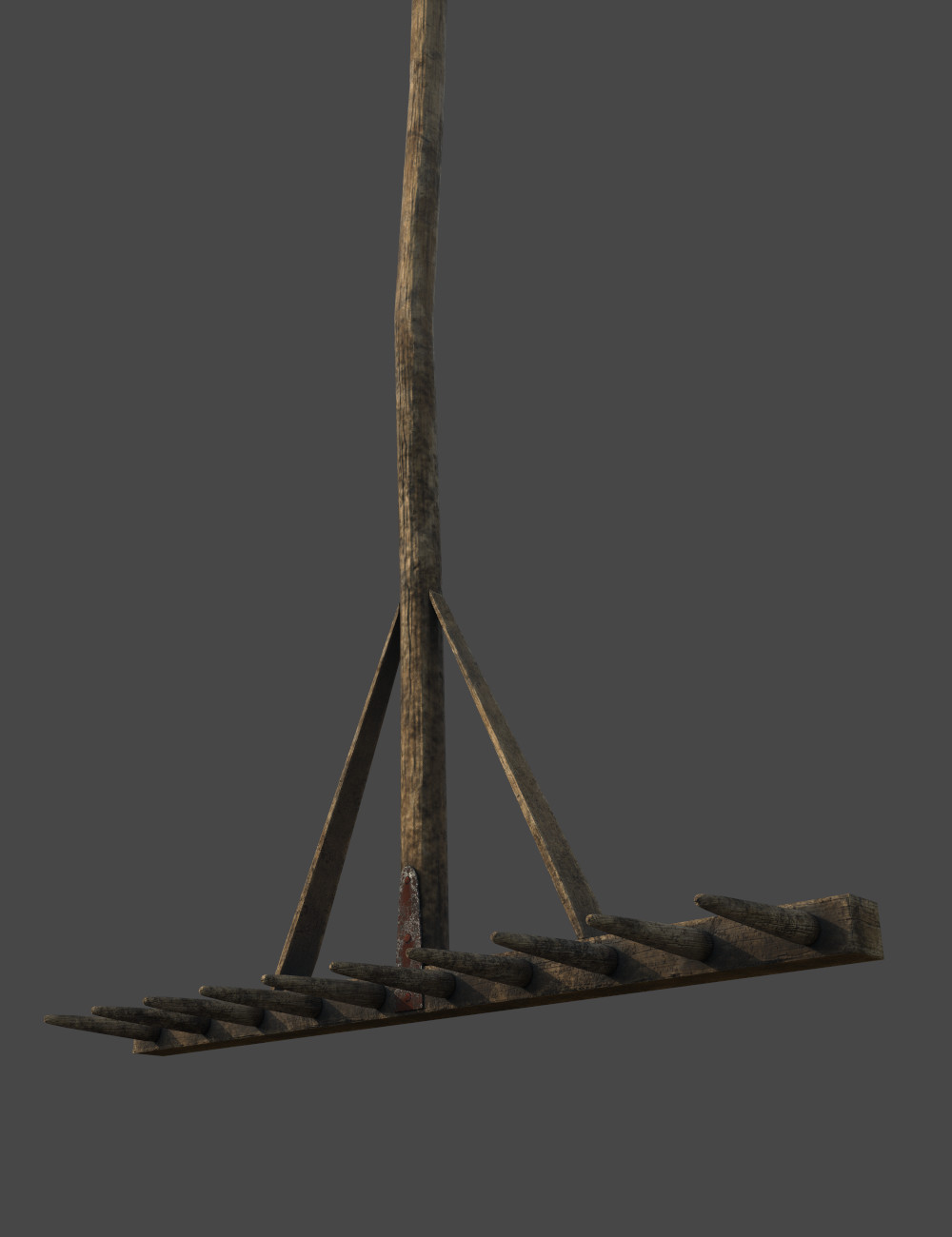 ArtStation - Wooden Rake