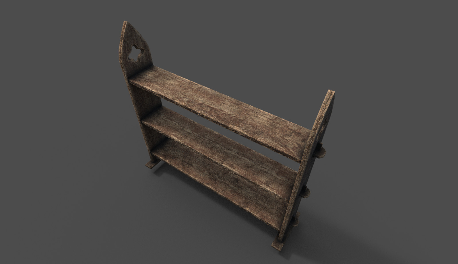 ArtStation - Wooden Shelf