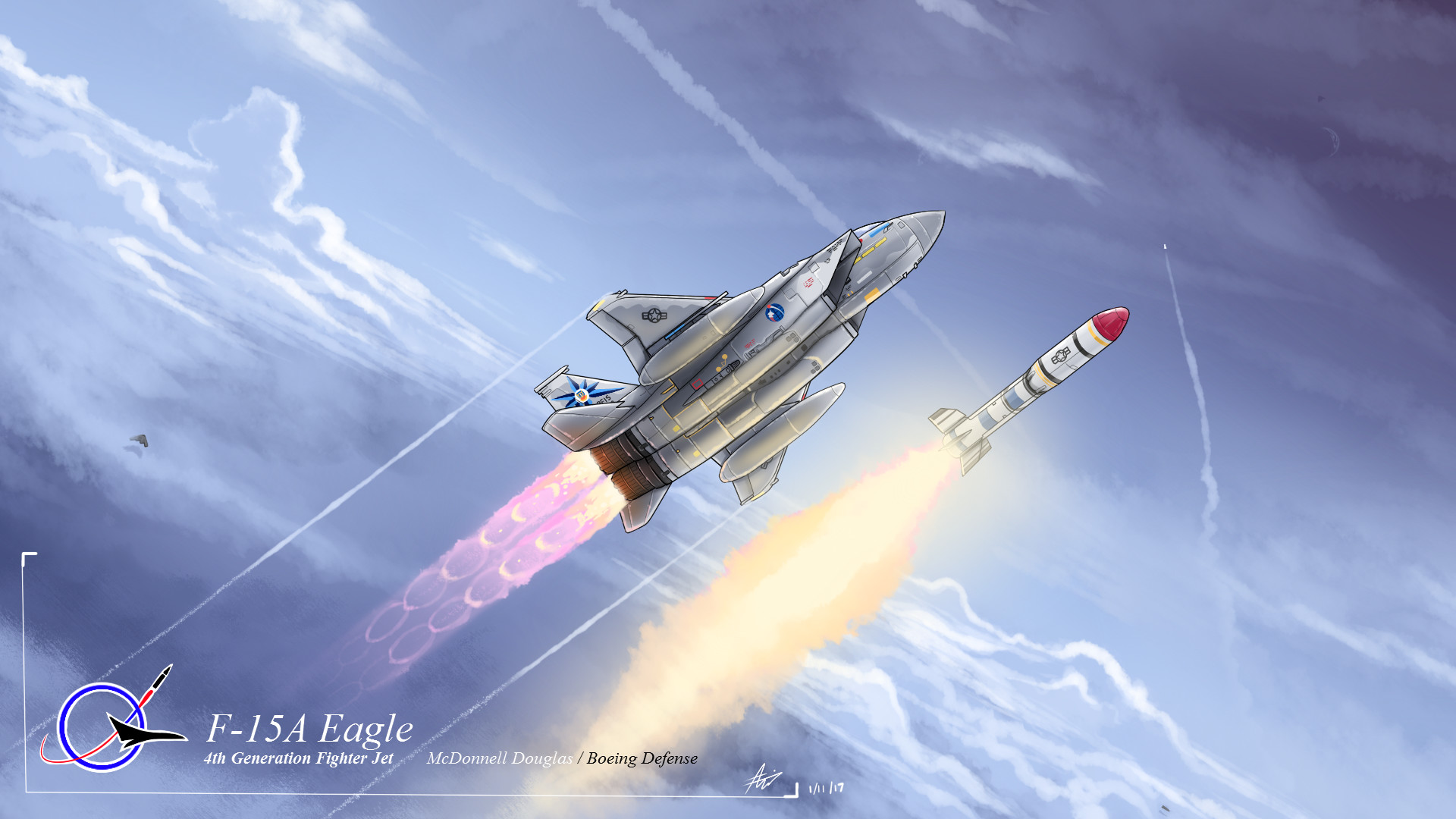 ArtStation - [ Chibi Vehicles ] F-15A Eagle