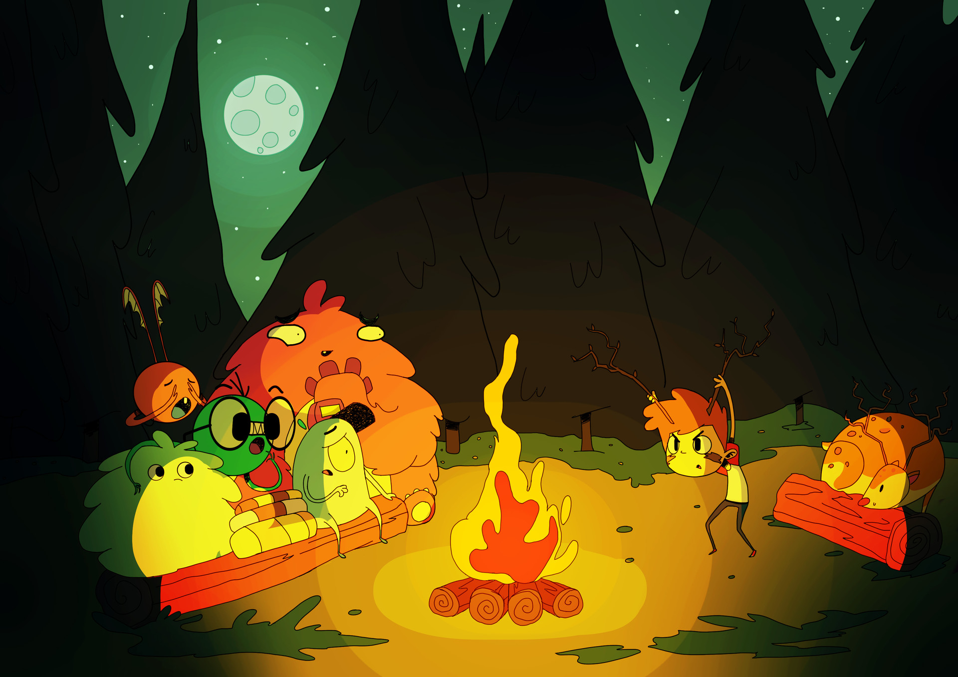 ArtStation - Monster Camp
