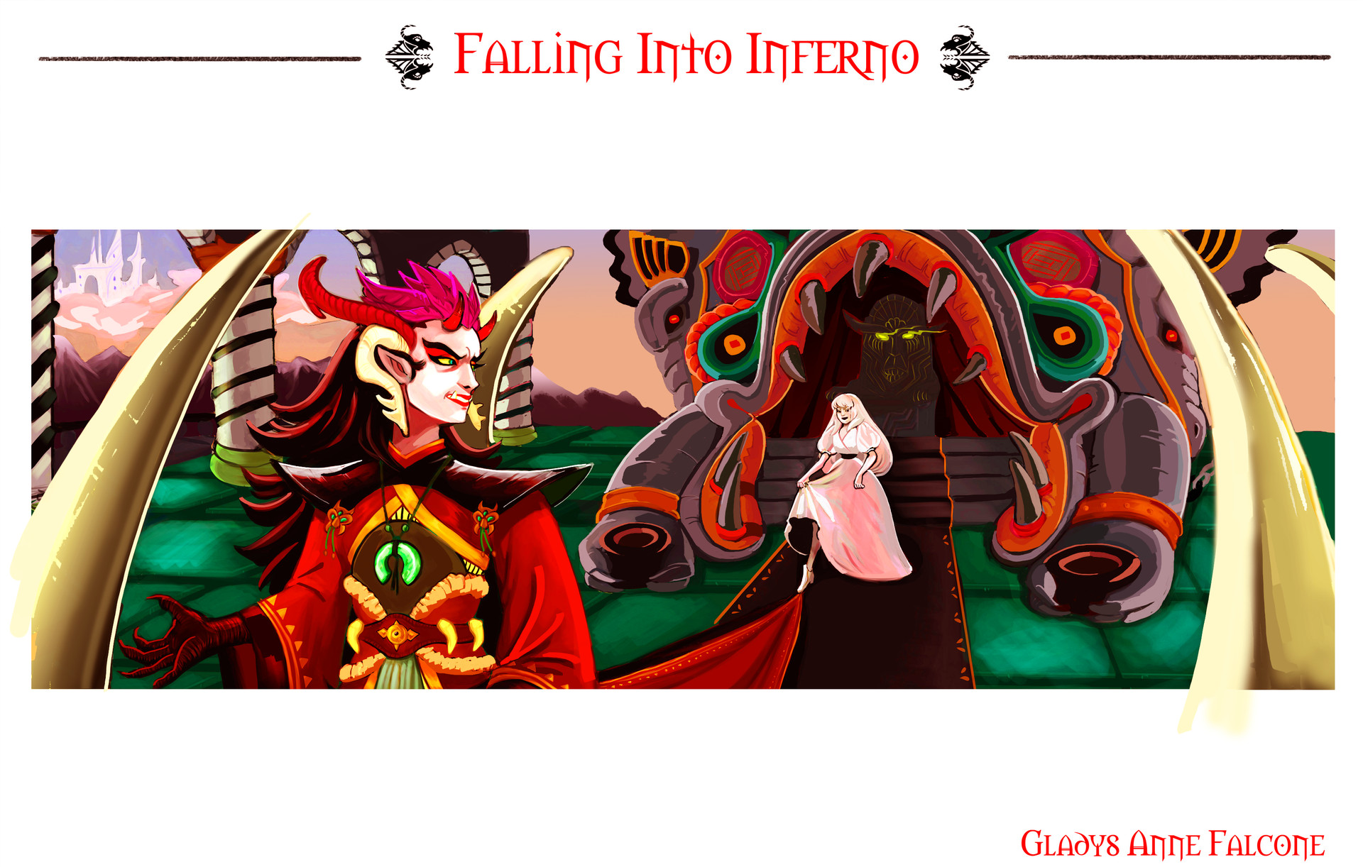 ArtStation - Falling into Inferno