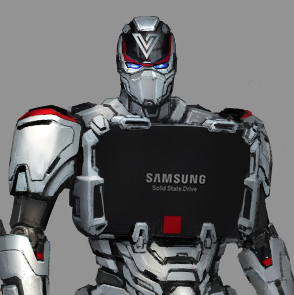ArtStation - Concept Design process for Samsung's SSD Robot 'Victo'