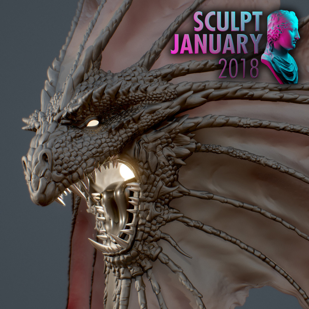 ArtStation - Sculpt January 2018 - Laura Dawes