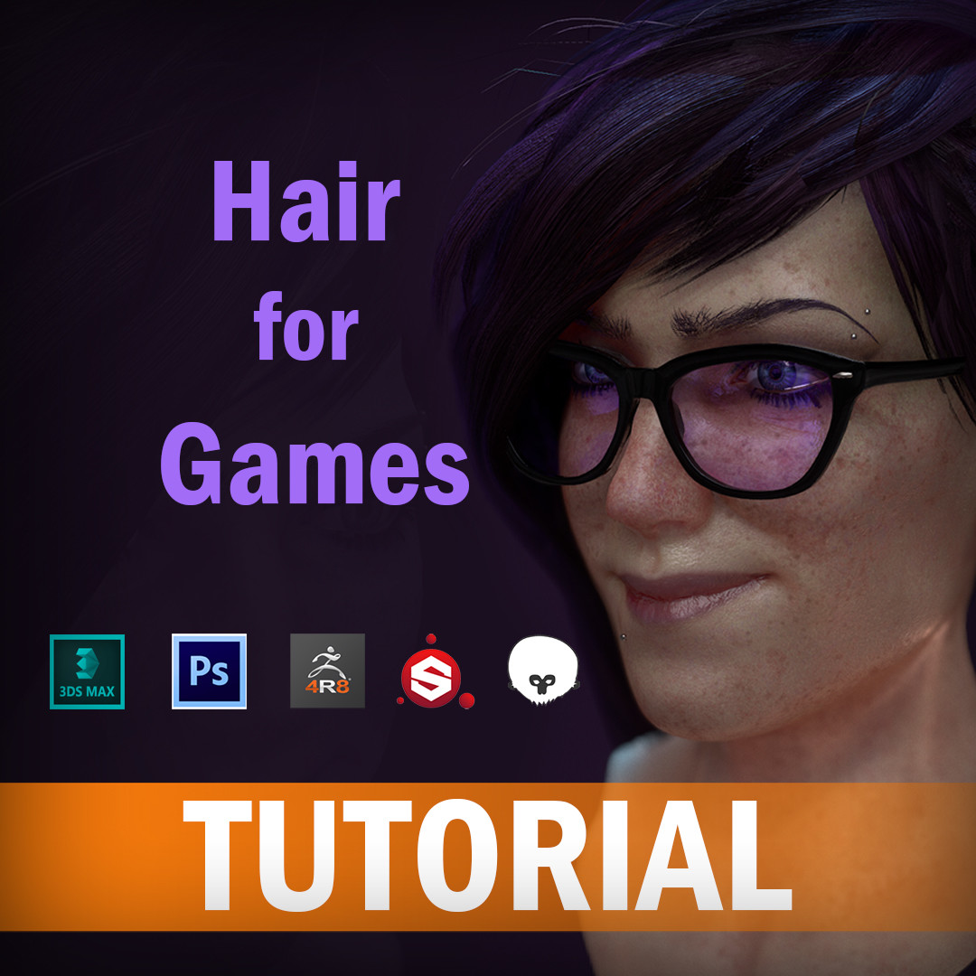 ArtStation - Hair Tutorial for Games