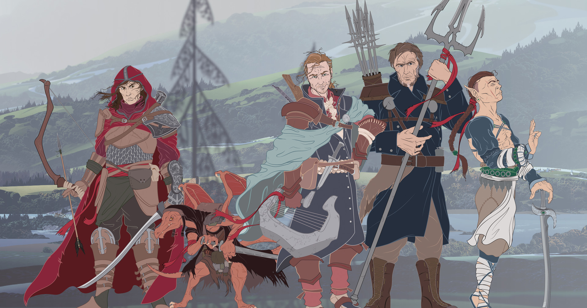 ArtStation - Vector D&D Characters