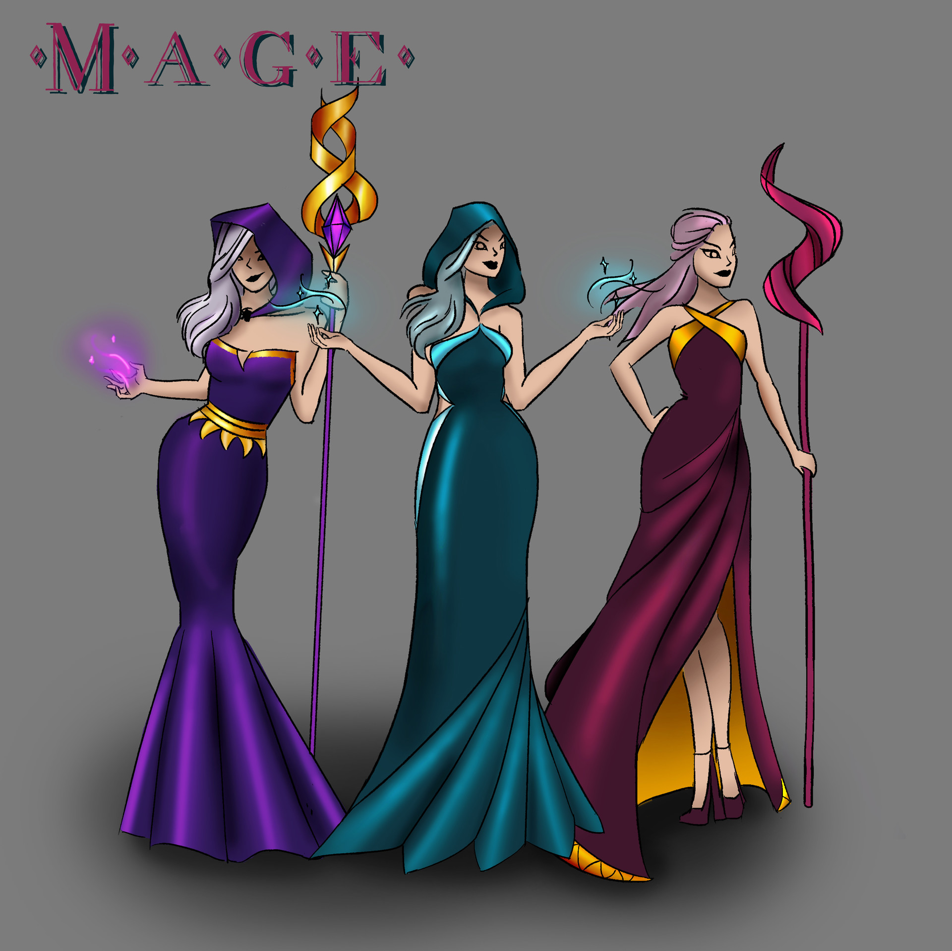 ArtStation - Mage Character Design