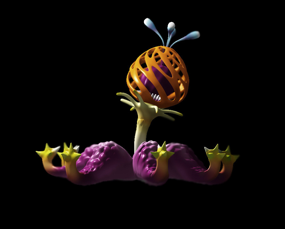 ArtStation - Alien plant